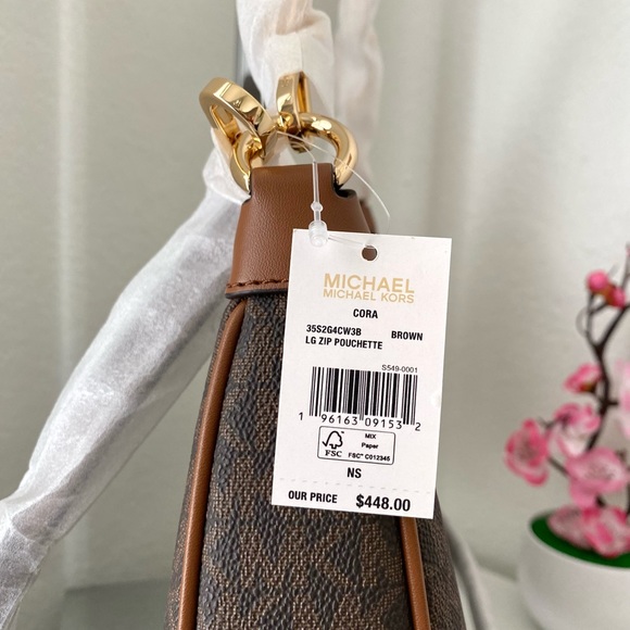 Michael Kors | Bags | Michael Kors Cora Large Logo Shoulder Bag | Poshmark